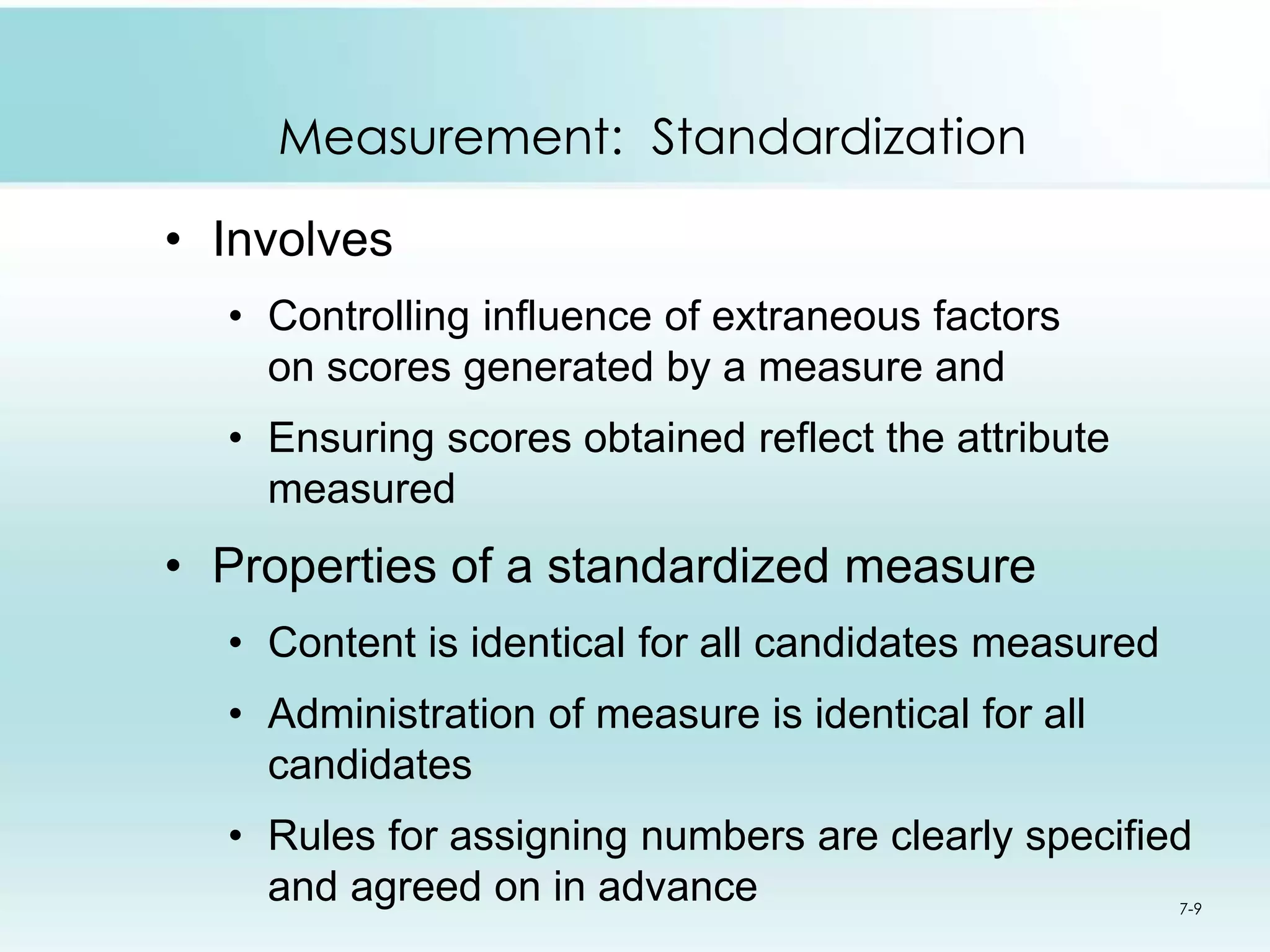 Lecture 3 measurement, reliability and validity ( | PPTX