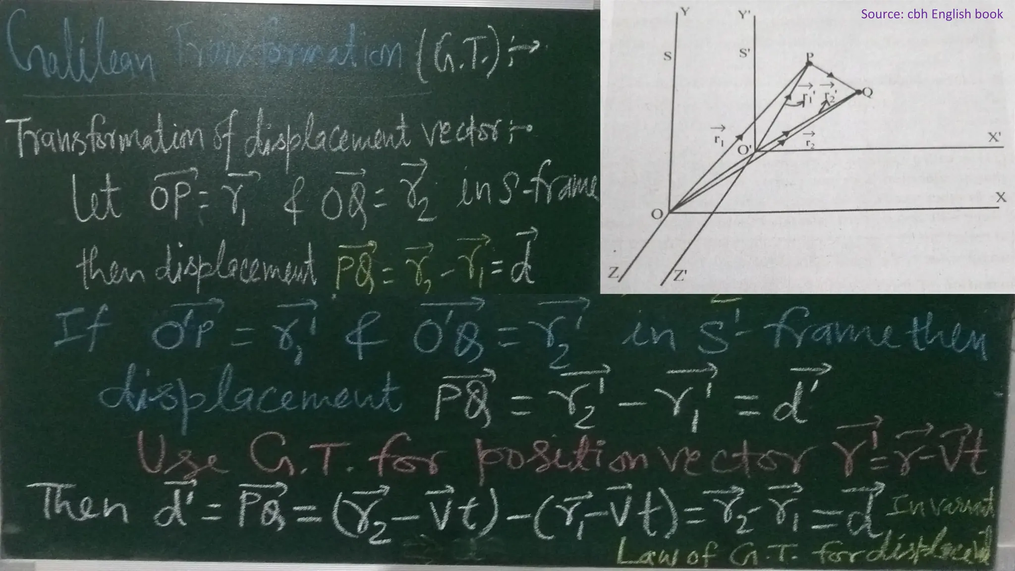 Lecture-3 Mechanics- Frame of reference: Galilean Transformations | PDF
