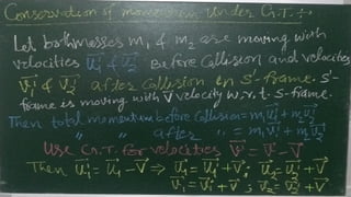 Lecture-3 Mechanics- Frame of reference: Galilean Transformations | PDF