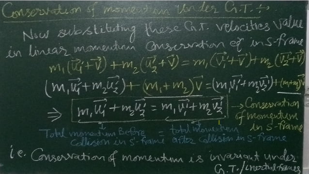 Lecture-3 Mechanics- Frame of reference: Galilean Transformations | PDF | Physics | Science