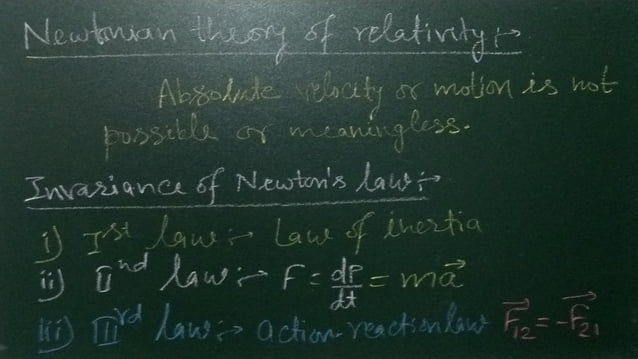 Lecture-3 Mechanics- Frame of reference: Galilean Transformations | PDF | Physics | Science