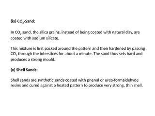 Lecture-3 Moulding sand.pptx DIFFERENT PROPERTIES OF SAND | PPT