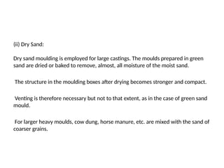 Lecture-3 Moulding sand.pptx DIFFERENT PROPERTIES OF SAND | PPTX