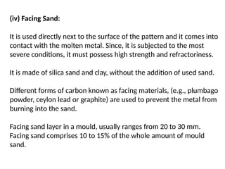 Lecture-3 Moulding sand.pptx DIFFERENT PROPERTIES OF SAND | PPT