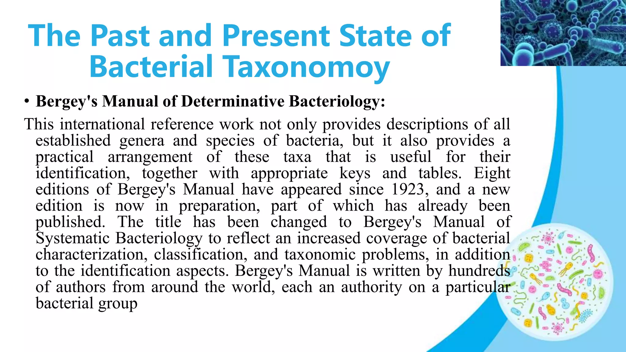 Nomenclature and classification of microorganisms - 2021 | PPTX