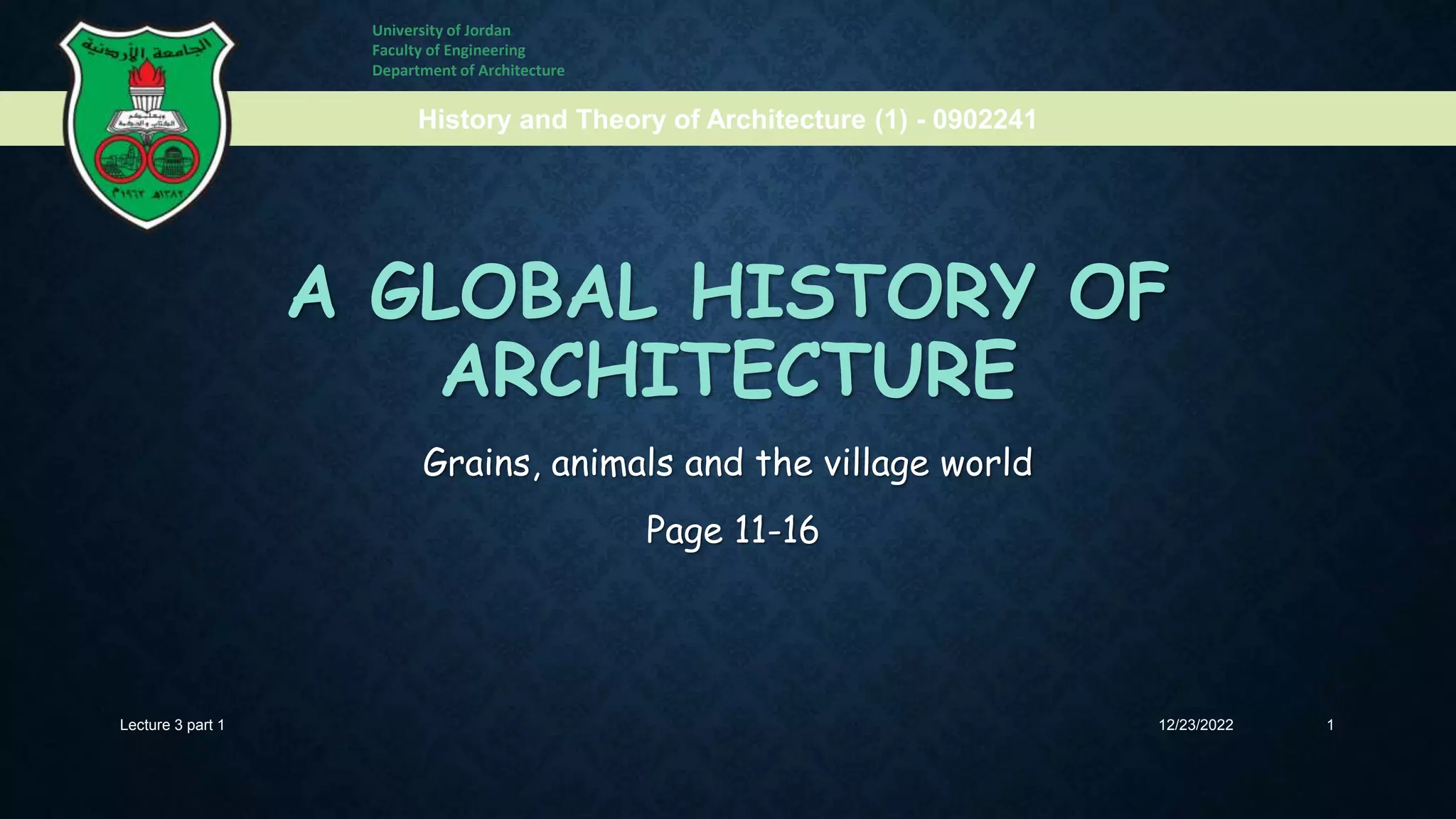 History of architecture 1 - Lecture-3 part 1.pptx