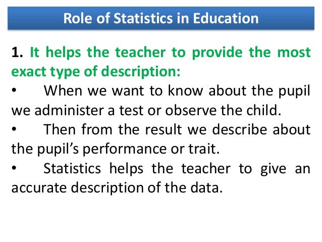 Role Of Statistics In Education role-of-statistics-in-education