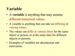 Lecture-3 Types of Variables.pdf........ | PPT