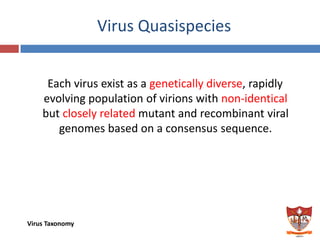 virus taxonomy and classification | PDF