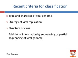virus taxonomy and classification | PDF