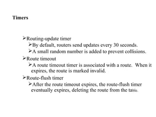 Routing Information Protocol (RIP) | PPT