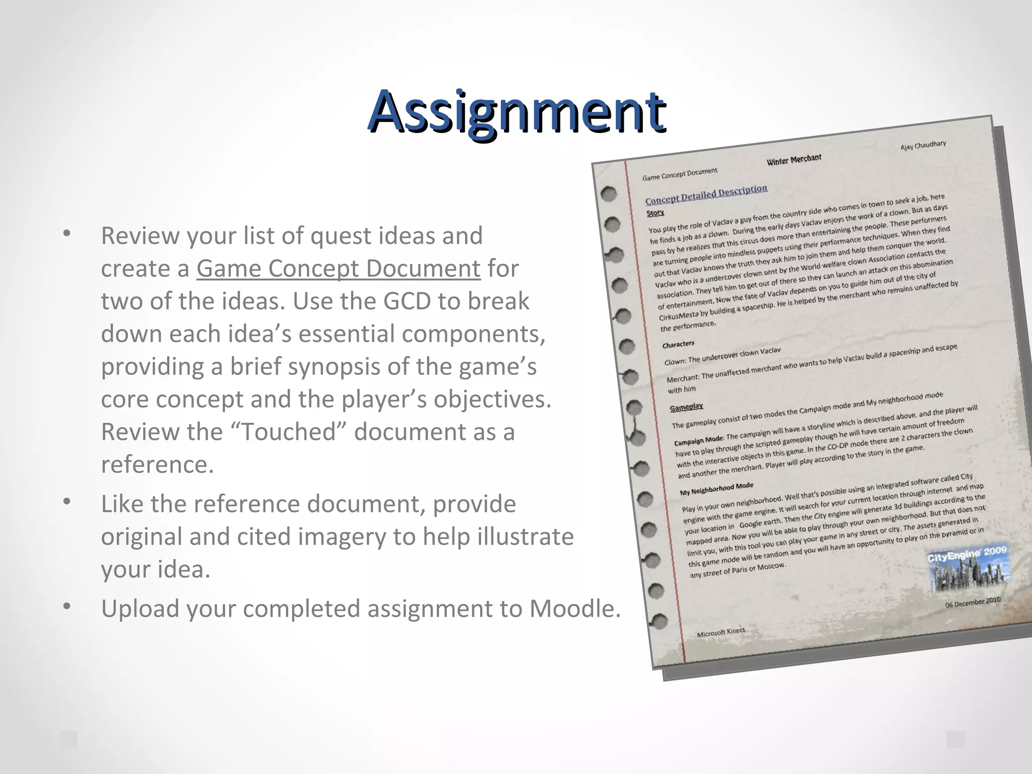 Intro to Game Modding - Lecture 4 | PPT