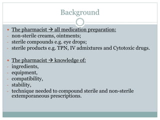 Medication Preparations - Pharmacy | PDF