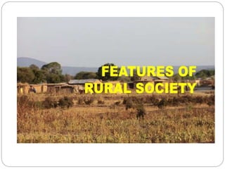 Lecture 4- characteristics of indian rural society | PPTX