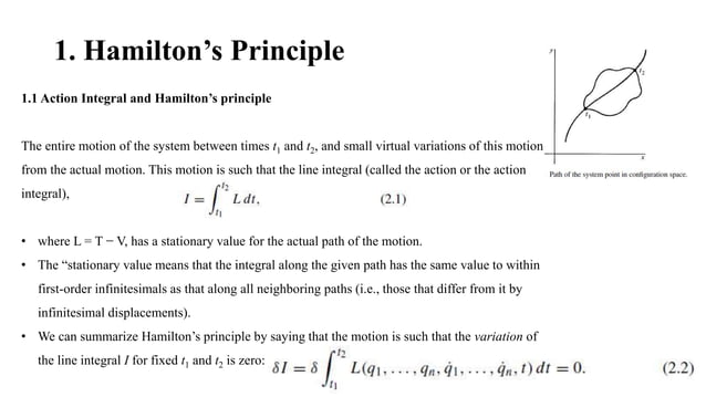 Variational Principle | PPTX | Physics | Science