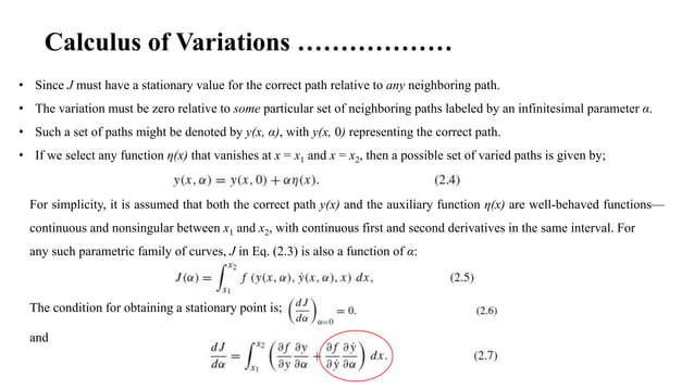 Variational Principle | PPTX | Physics | Science
