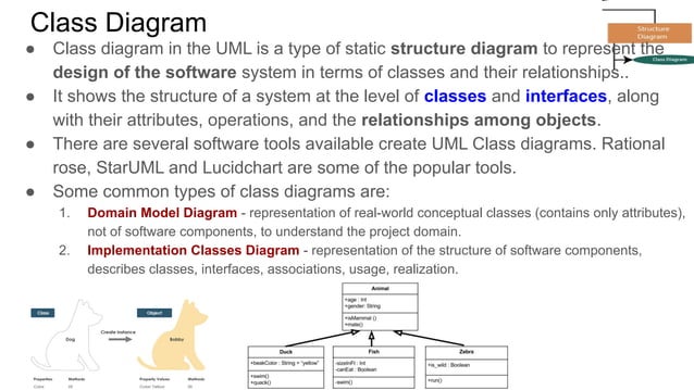 Lecture 4 Oop Class Diagram Pdf Programming Languages Computing