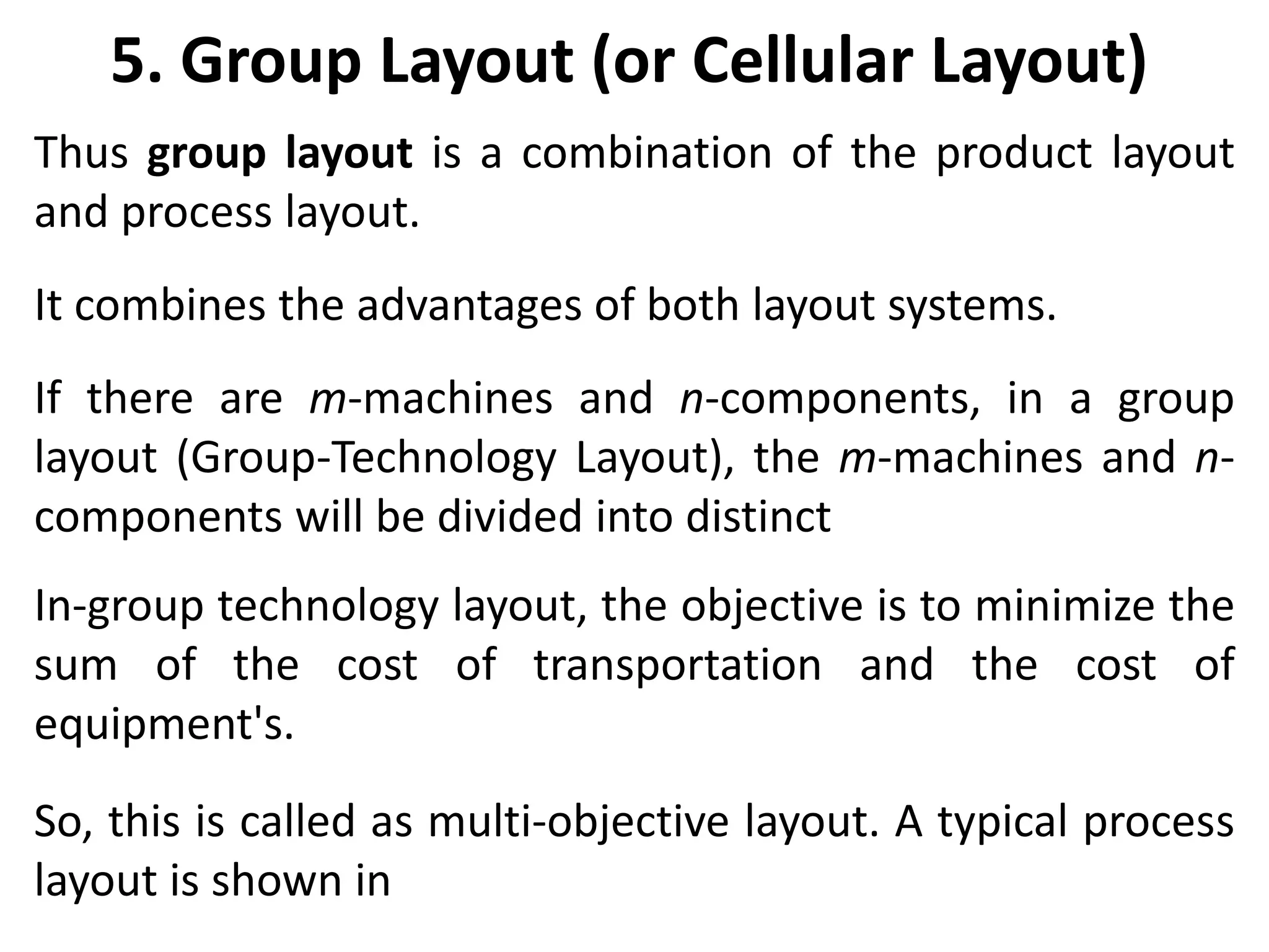 plant layout ( Operation Research ) | PPTX