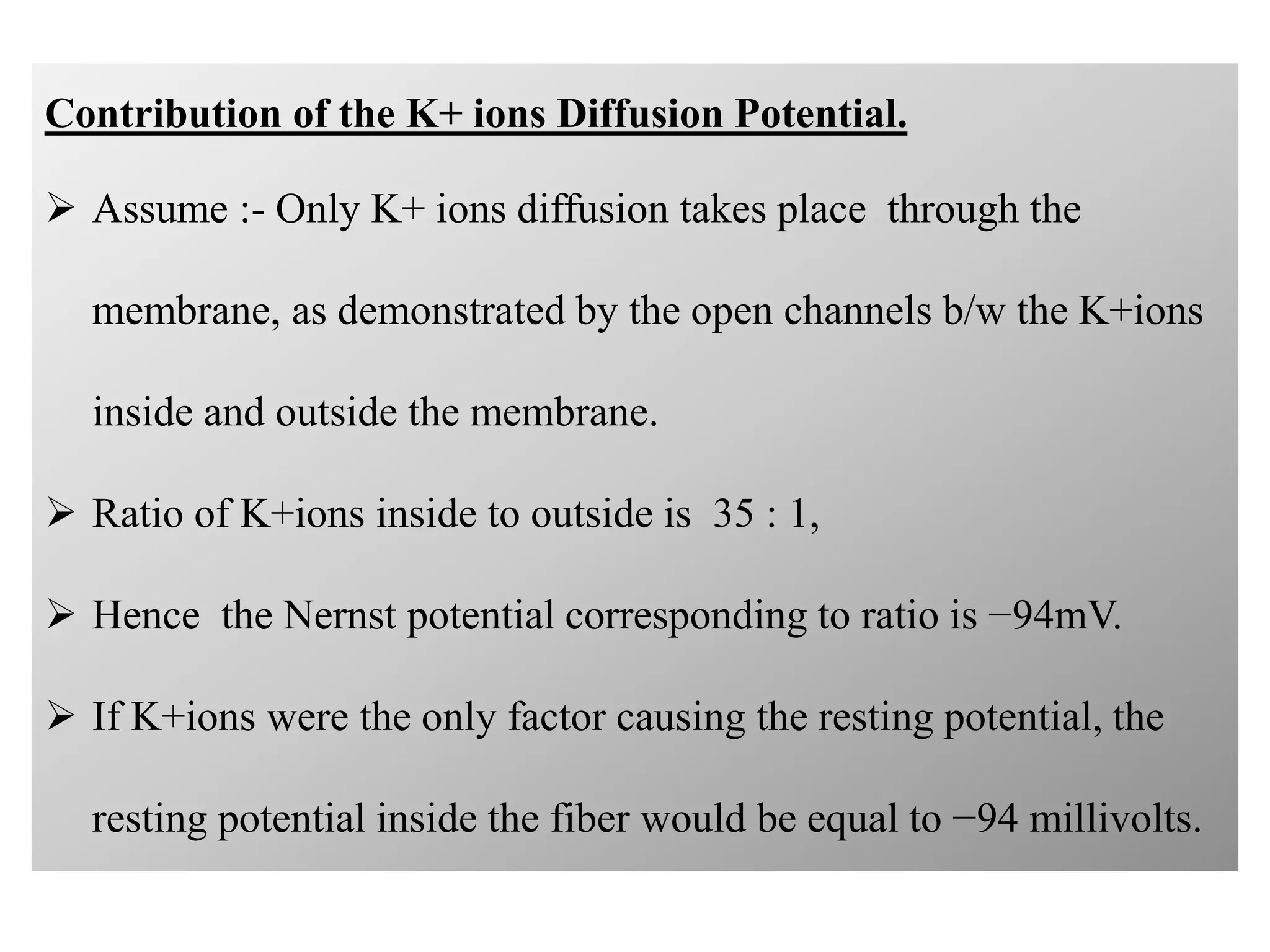 Lecture 40 resting membrane potential | PDF