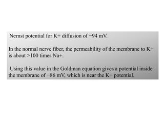 Lecture 40 resting membrane potential | PDF