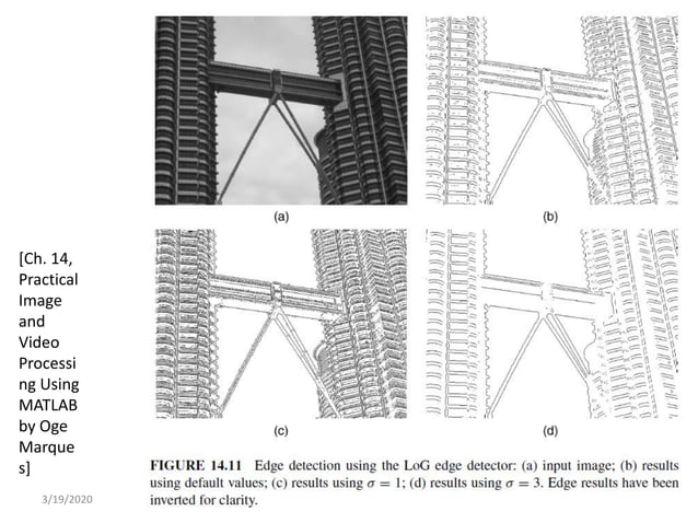 Lecture 4and5 Computer Vision Edge Detection Code Chains Hough Transform