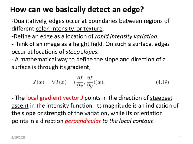 Lecture 4&5 computer vision edge-detection code chains hough transform snakes | PDF | 3-D ...