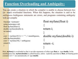 Lecture 4, c++(complete reference,herbet sheidt)chapter-14 | PPT | Free Download