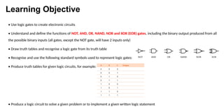 Lecture-4 Logic Gates about the output device | PPTX