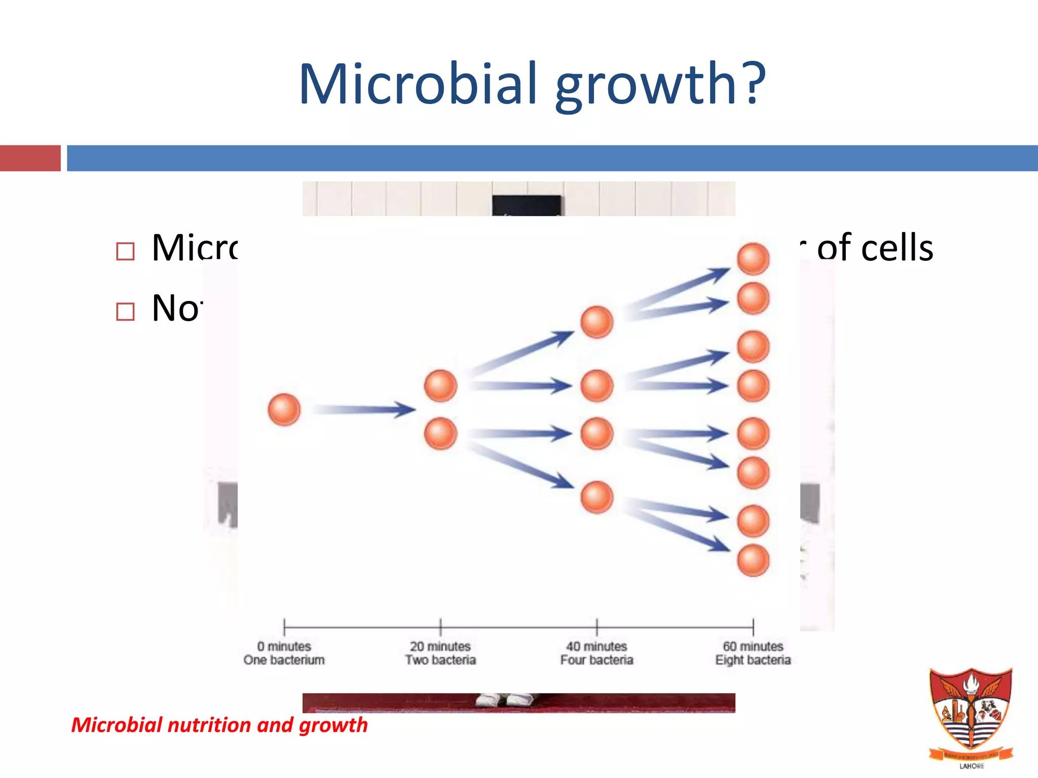 microbial nutrition and growth | PDF