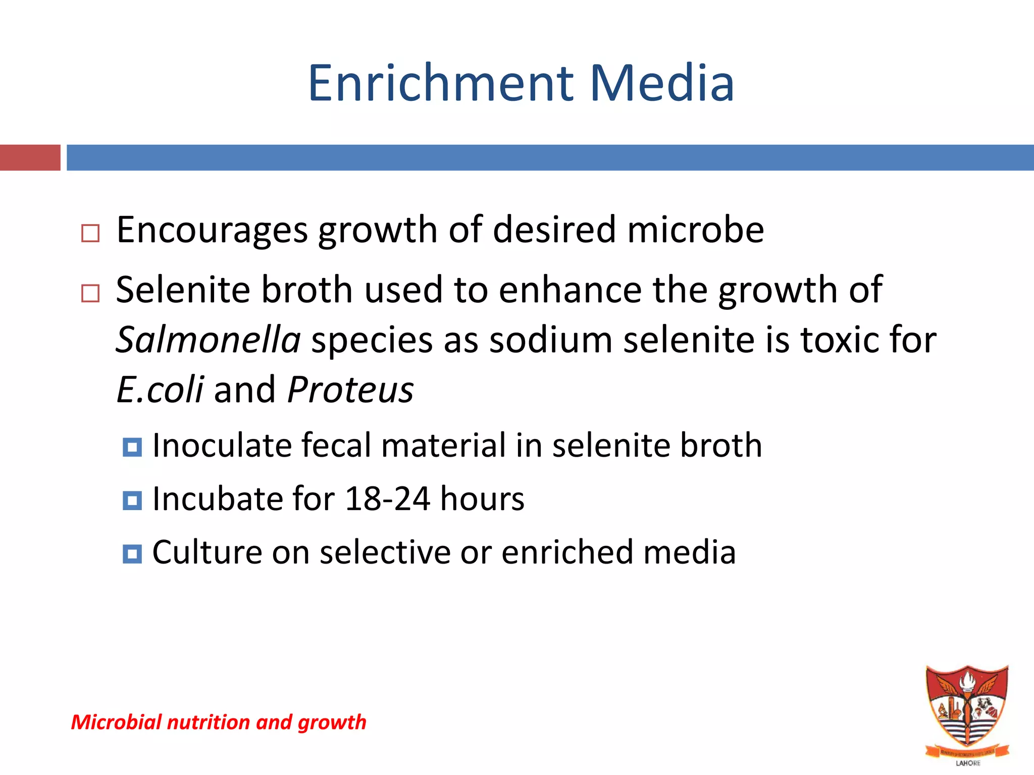 microbial nutrition and growth | PDF
