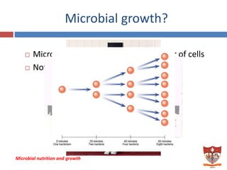 microbial nutrition and growth | PDF