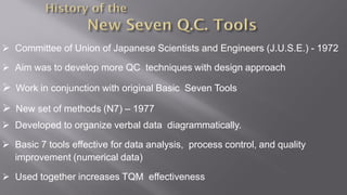 Seven New Quality Control Tools for Total Quality Management | PDF