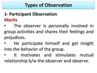 Observation | PPTX