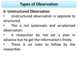 Observation | PPT