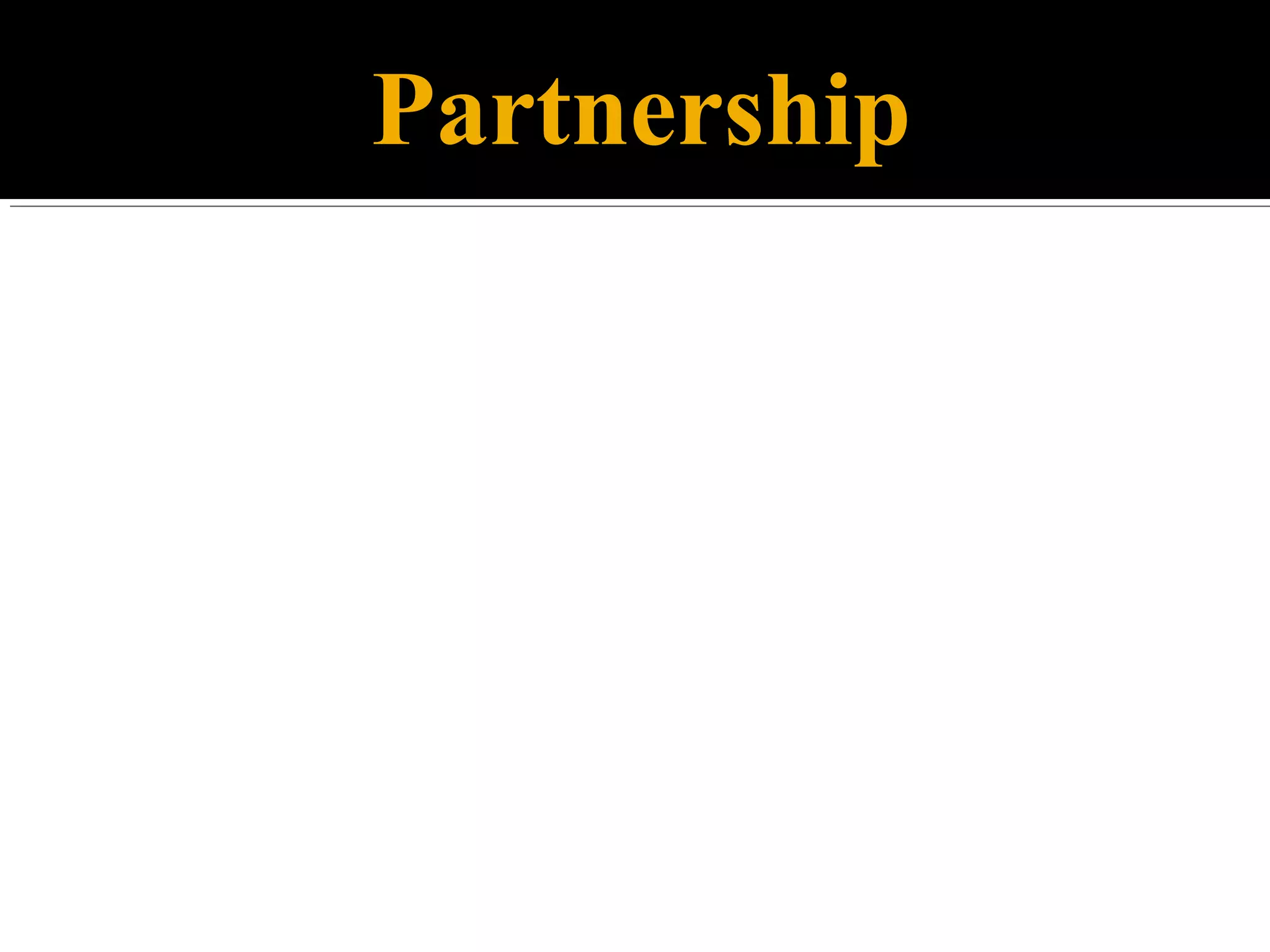 Partnership | PPT