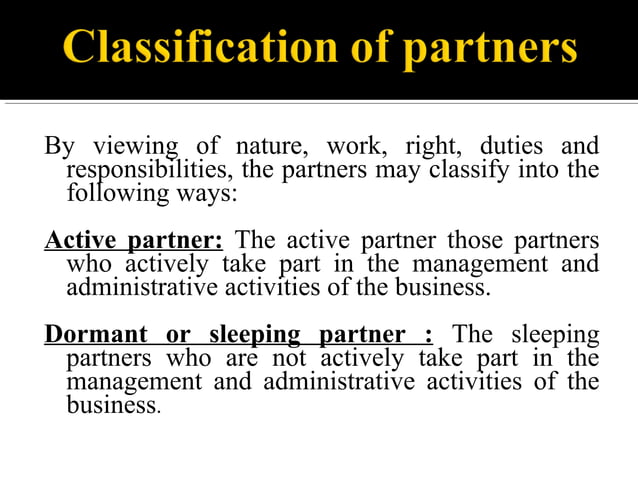 Partnership | PPT