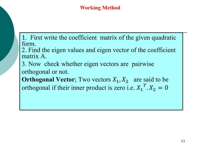 Lecture-4 Reduction of Quadratic Form.pdf | Physics | Science