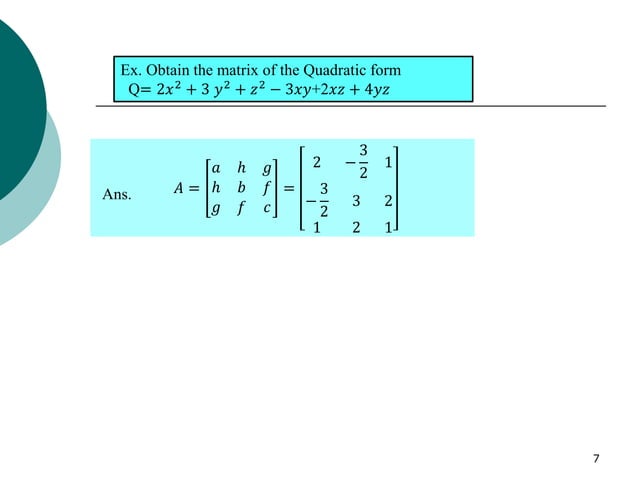 Lecture-4 Reduction of Quadratic Form.pdf | Physics | Science