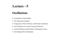 Oscillation ppt | PPTX