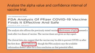 Lecture 5.Riddles of the p value, CI and alpha values | PPTX