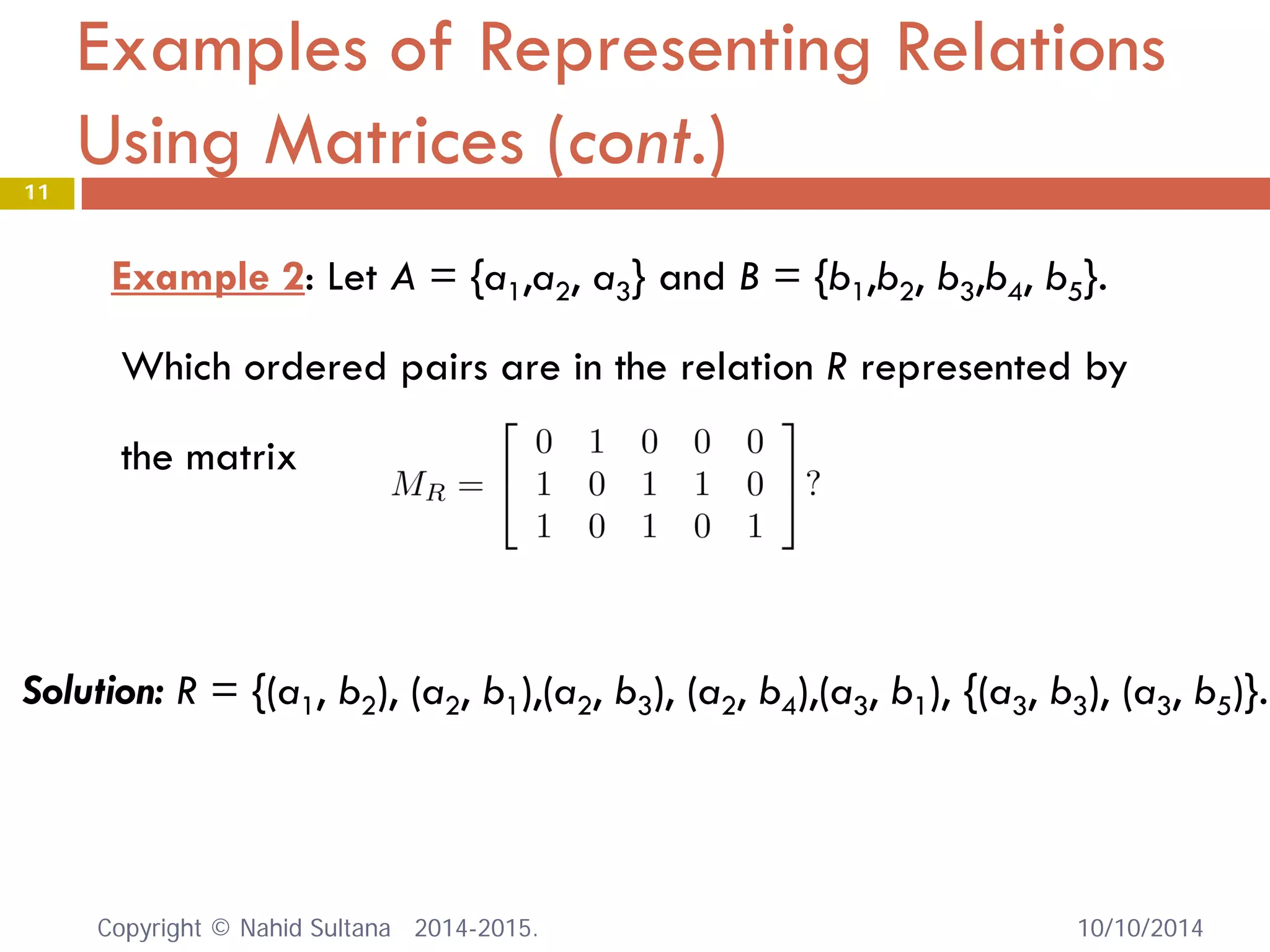 Chapter 2: Relations | PDF