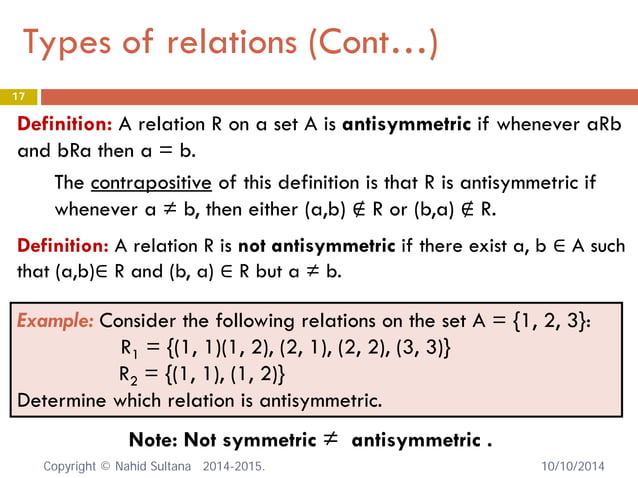 Chapter 2: Relations | PPT