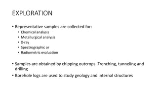 Prospecting and Exploration - | PPTX