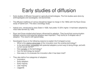 Lecture 5 - Technology diffusion and technology transfer | PDF