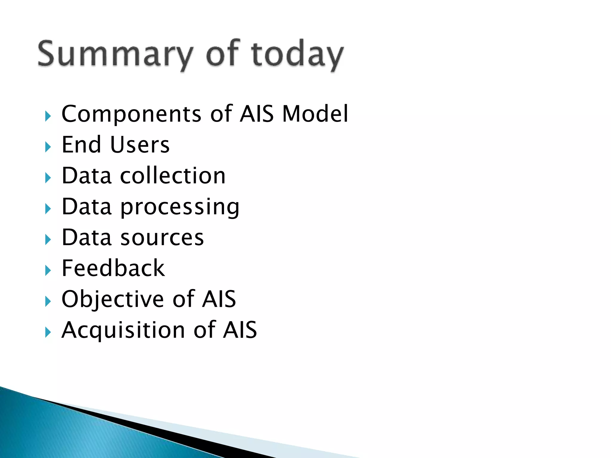 Lecture 5 the information system a general model of ais:update version ...