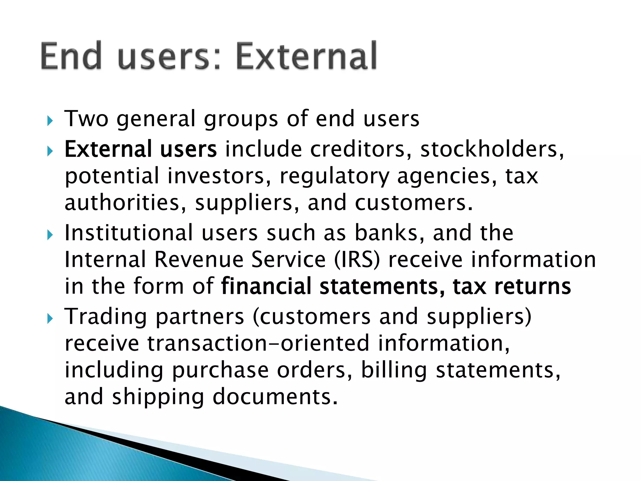 Lecture 5 the information system a general model of ais:update version ...