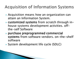 Lecture 5 the information system a general model of ais:update version ...