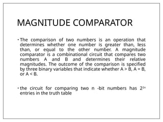 Lecture-5b - BCD Adder and Carry Propagation, Comparator (2).pptx
