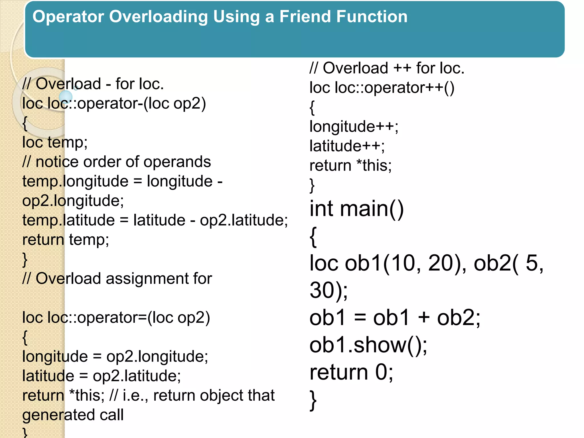 Lecture 5, c++(complete reference,herbet sheidt)chapter-15 | PPTX | Web ...