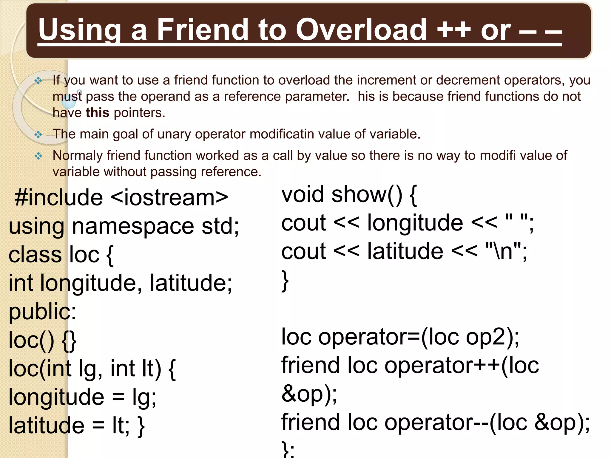 Lecture 5, c++(complete reference,herbet sheidt)chapter-15 | PPTX | Web ...